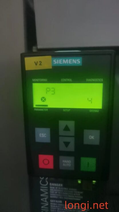 Method of changing IP and station name using BOP panel for Siemens VSD ...