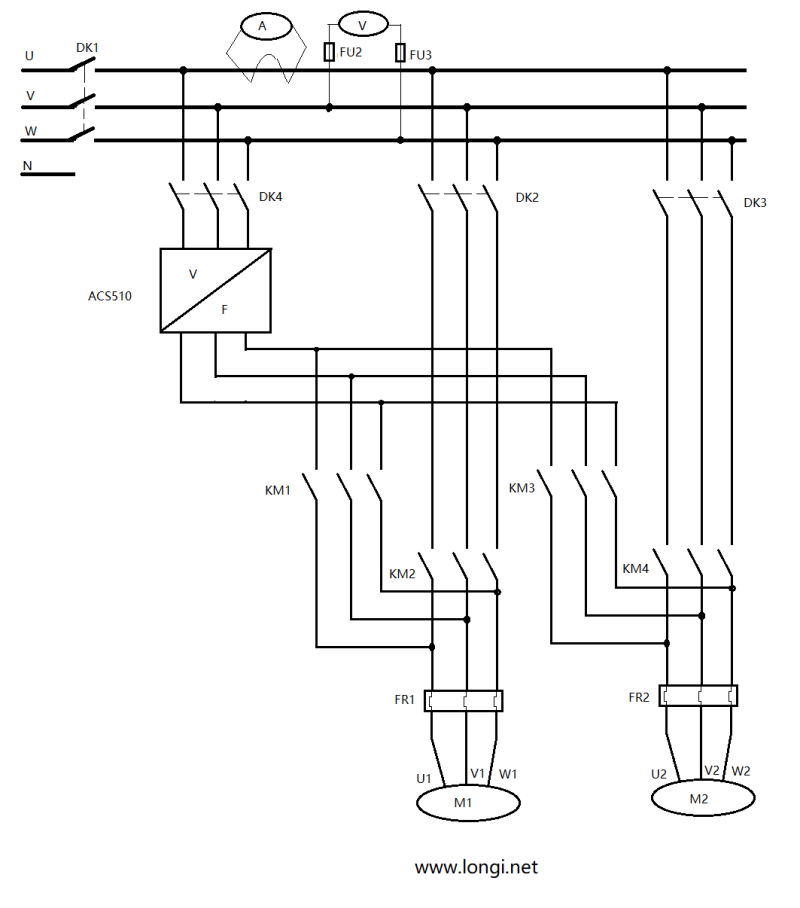 ABB DRIVE ACS510 Constant Pressure Water Supply Control One to Two ...