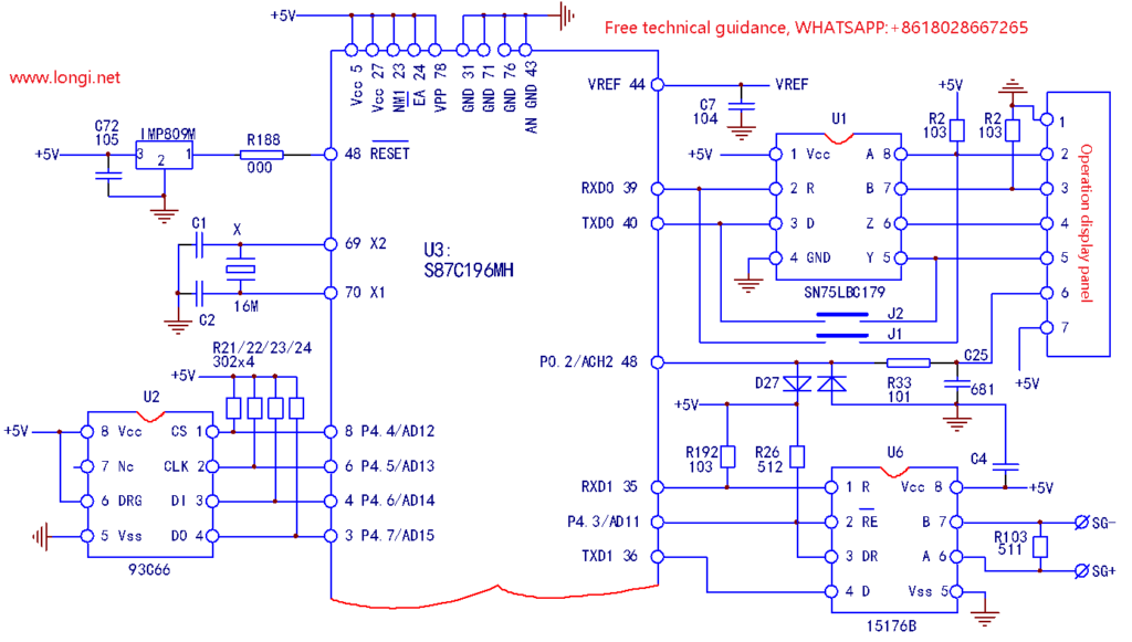 Maintenance Method of Basic Circuit of VFD CPU Board - longi