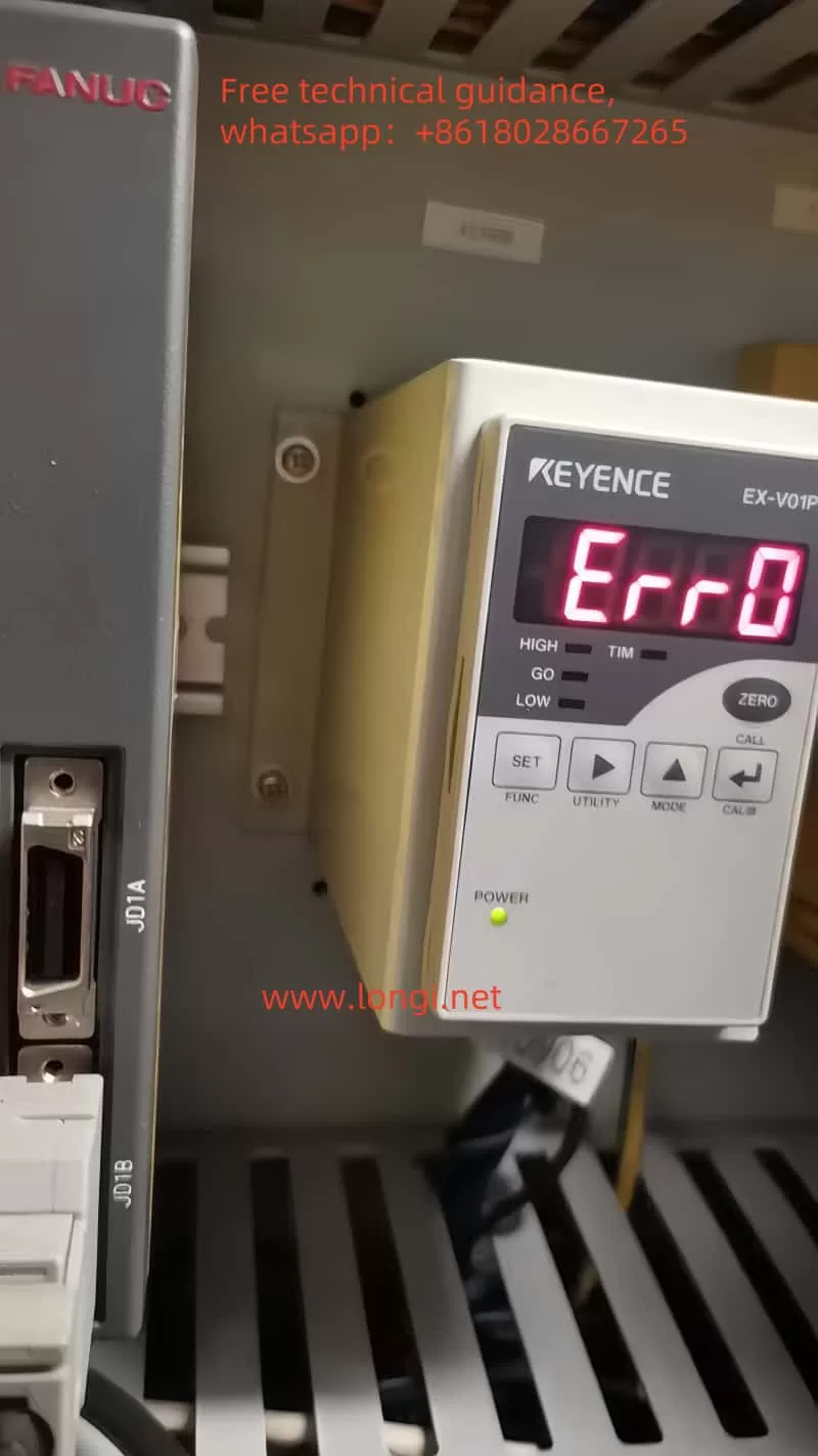 Operation Guide and ERR0 Fault Analysis for KEYENCE EX-V Series ...