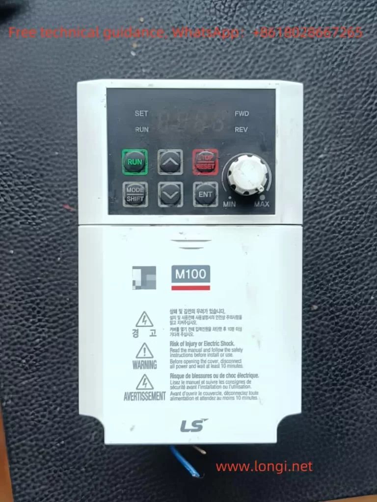 Operation Guide for LS Inverter LSLV-M100 Series User Manual - longi