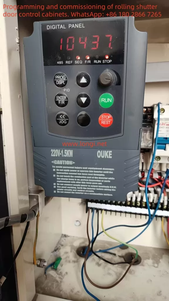 Application Scheme of OUke Inverter GD320 in Roller Shutter Equipment ...