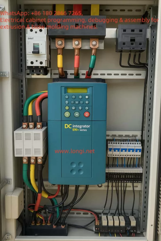 Application Scheme of Parker 590+ DC Drive in Blow Molding Machines - longi
