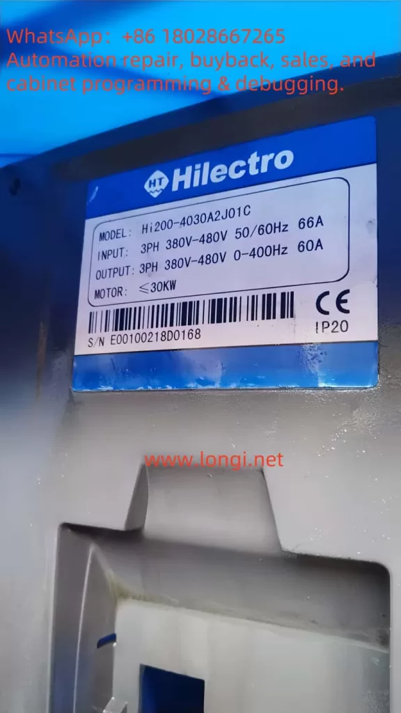 Troubleshooting ER062 Fault in Hilectro HI200 Series Servo Drives - longi