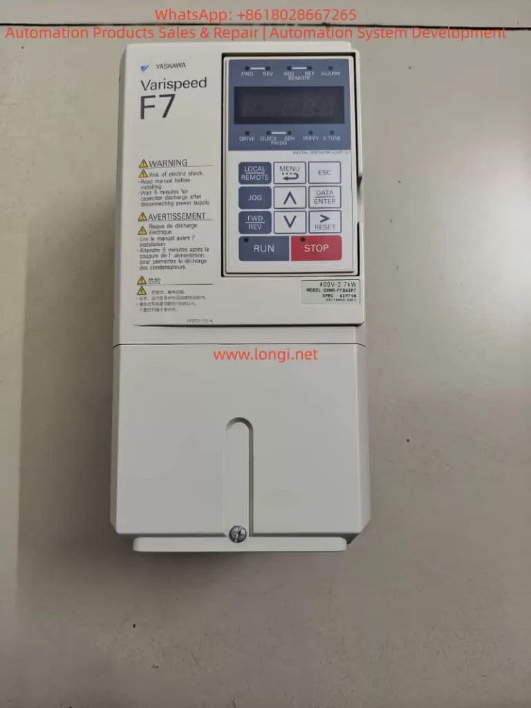Comprehensive Analysis of the Yaskawa Varispeed F7 PG Feedback Card — A ...
