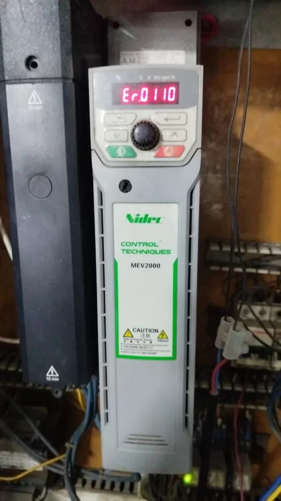 MEV2000 Inverter Er.0110 Fault Diagnosis and Hardware Repair Guide